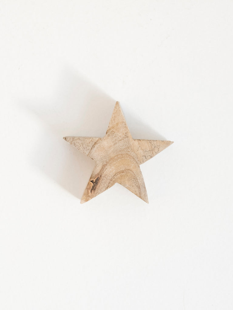 Fog Linen Star Shaped Mango Wood Decorative Object – The Arc