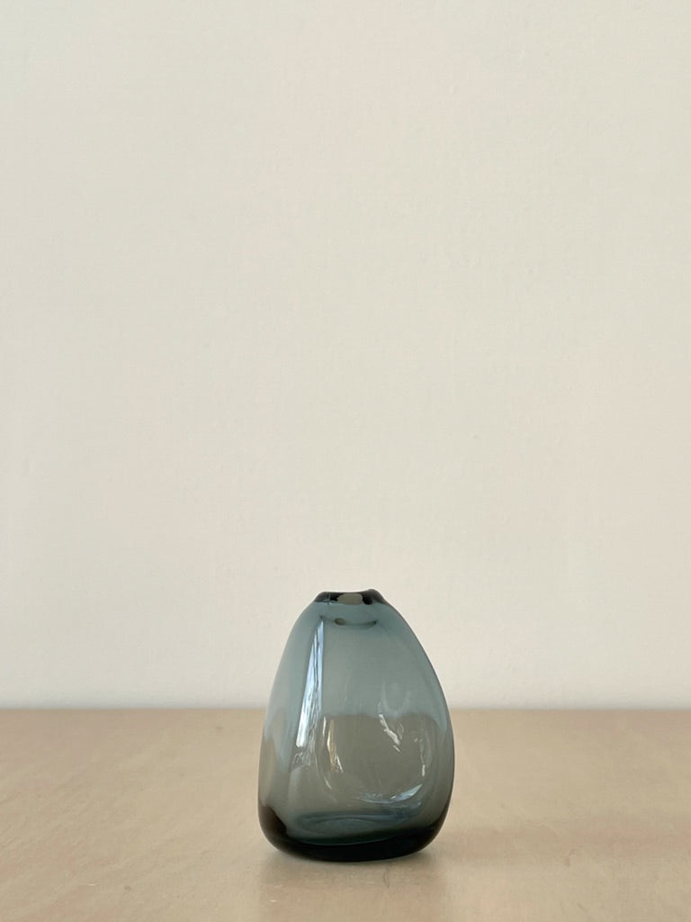 Tall Triangle Glass Vase Indigo – The Arc